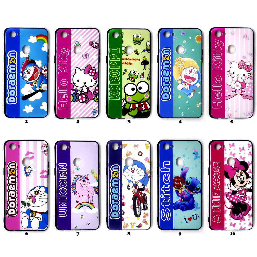 Jual Oppo F5 Case Karakter Doraemon Hello Kitty Minnie Mouse Keroppi ...