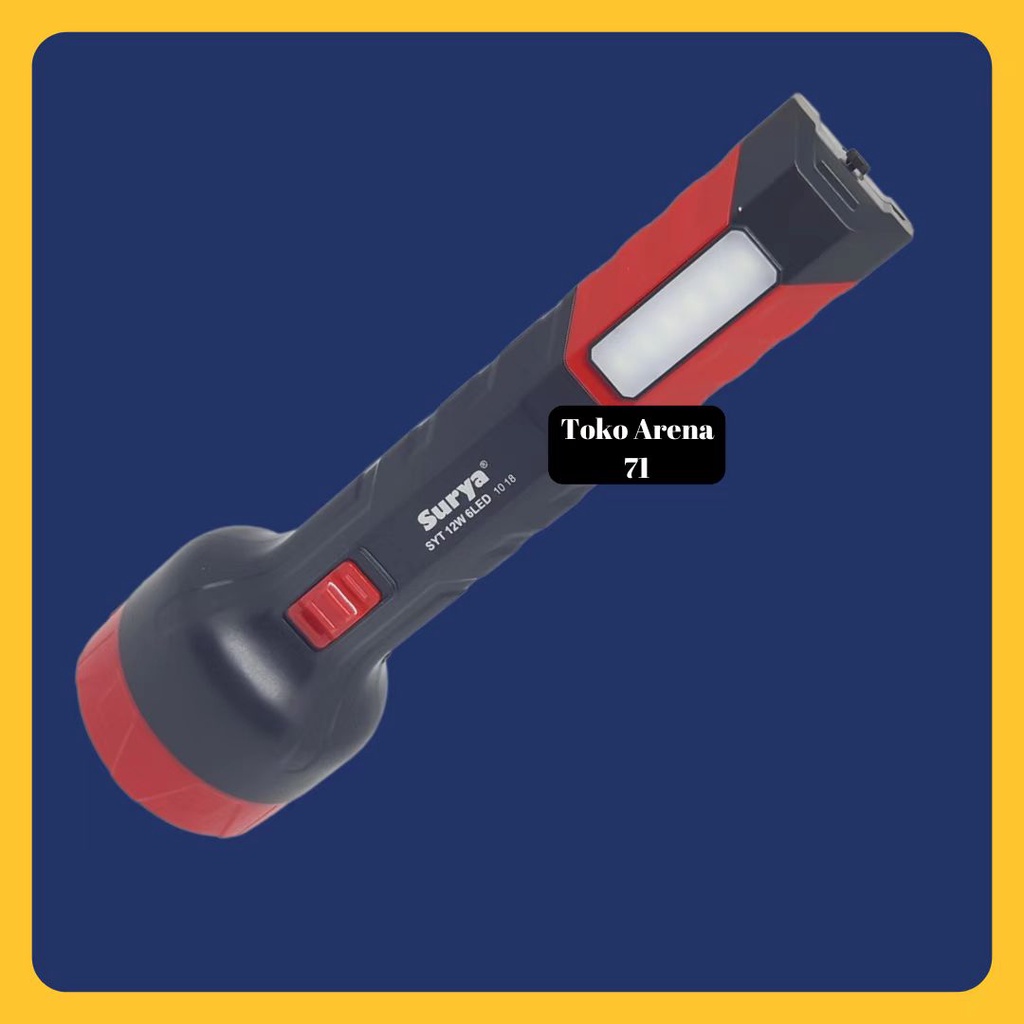 Jual Senter Tangan Surya Super Led Surya SYT L12W L25W 6 LED 12Watt 25 ...