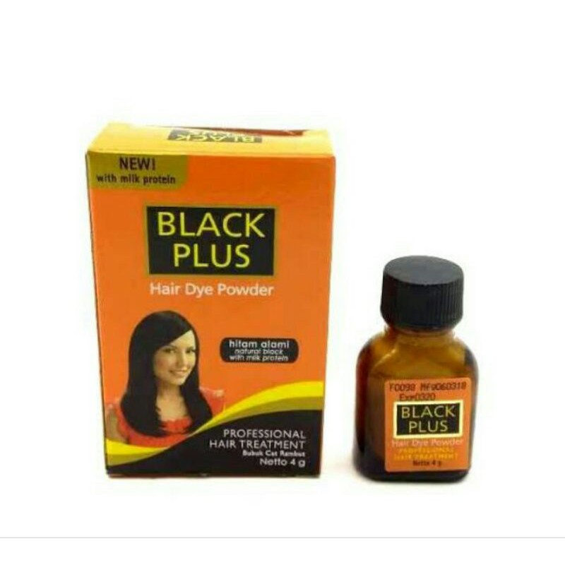 Jual Black Plus Hair Dye Powder 4gr | Shopee Indonesia