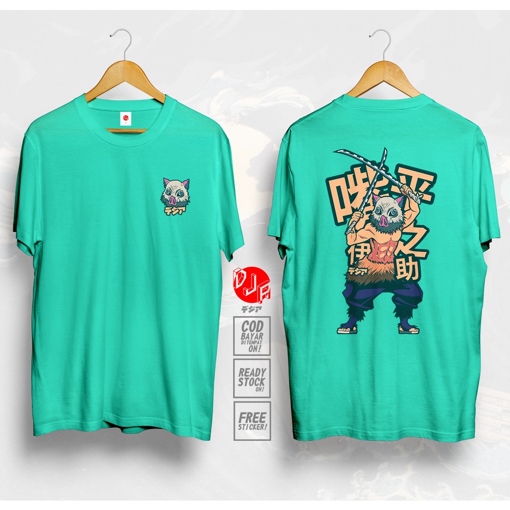 Jual Kaos INOSUKE HASHIBIRA DEMON SLAYER KIMETSU NO YAIBA BAJU JEPANG ...