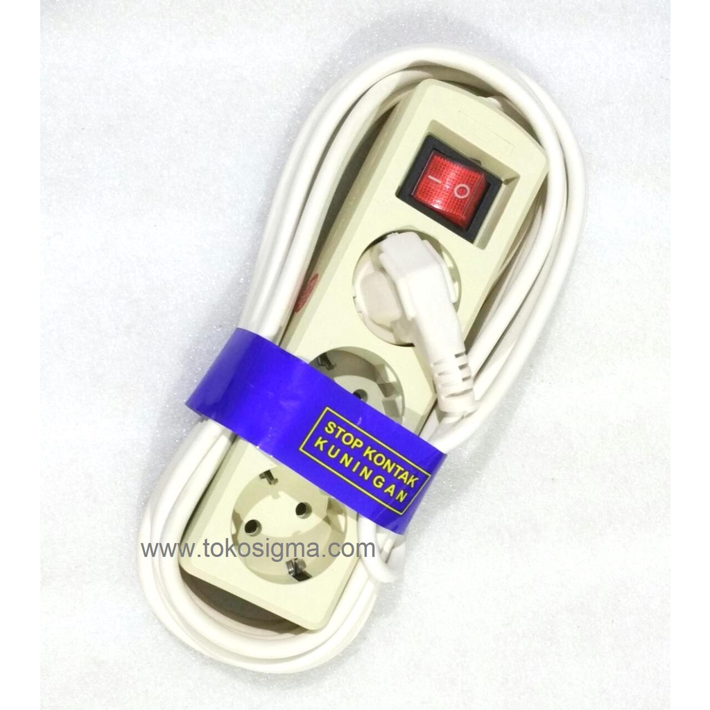 Jual Stop Kontak Lubang Colokan Kabel Listrik AC 220v Power Strip Saklar | Shopee Indonesia