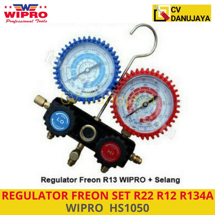 Jual Regulator Freon Set AC R22 R12 R134A R407C R134A Wipro HS1050 | Shopee Indonesia