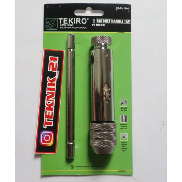 Jual GAGANG TAP RACHET TEKIRO M5-M12 HANDLE TAP TEKIRO GAGANG TAP ...