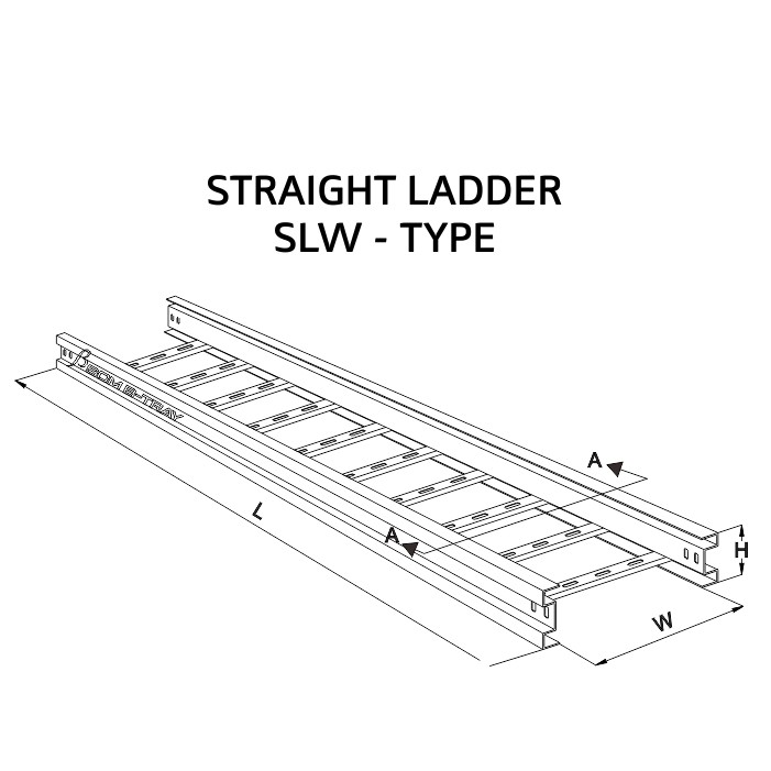 Jual Cable Ladder Type SLW W 100 x H 100 x L 3000 - Hot DIp Galvanize ...