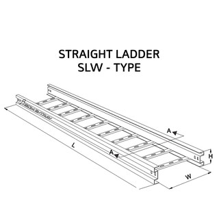 Jual Cable Ladder Type SLW W 100 x H 100 x L 3000 - Hot DIp Galvanize ...