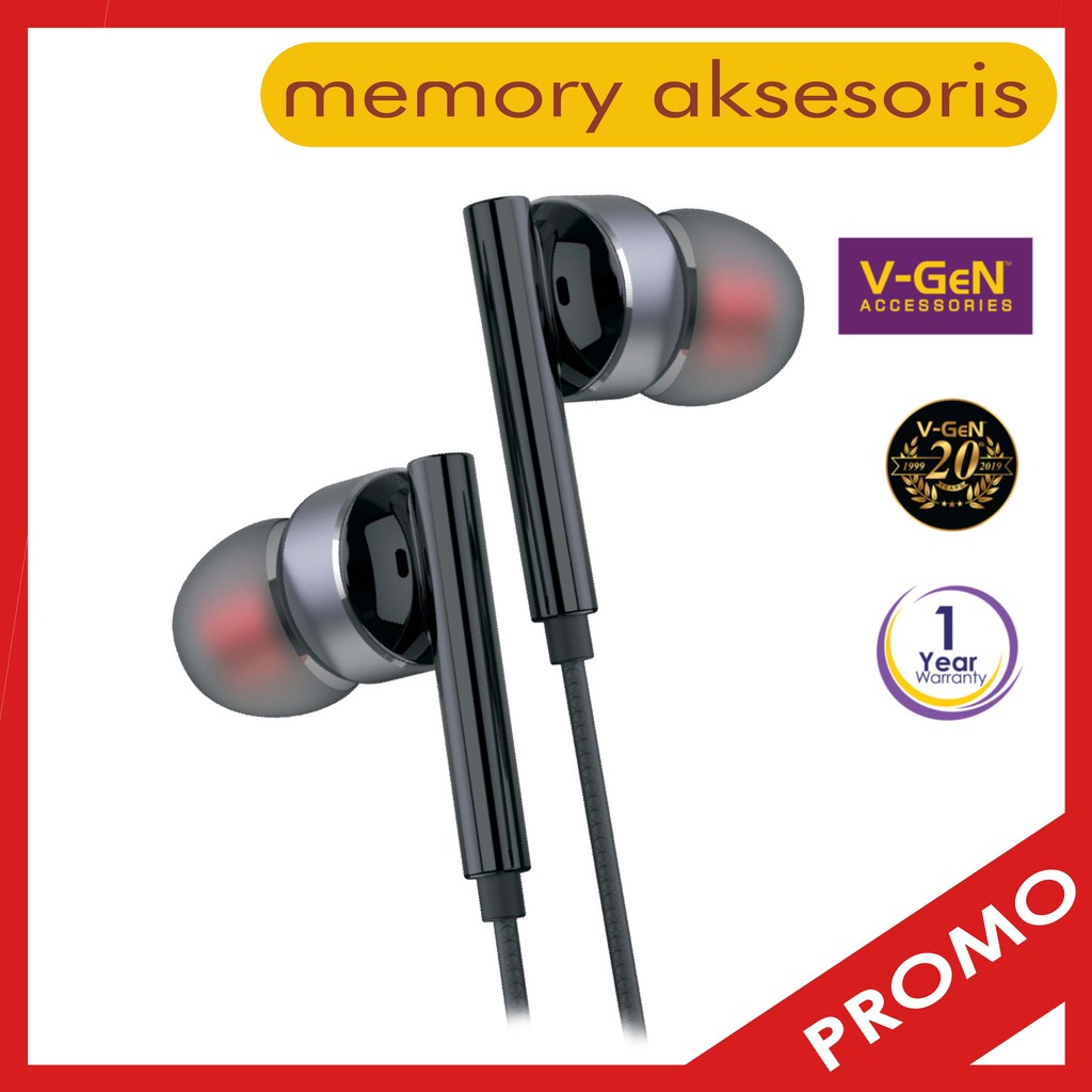 Jual HEADSET VGEN VEP1-23 Extra Bass Stereo | Shopee Indonesia