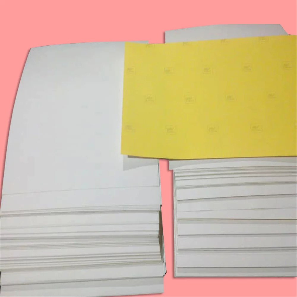 Jual Kertas Sticker stiker HVS Folio F4 bukan A4 | Shopee Indonesia