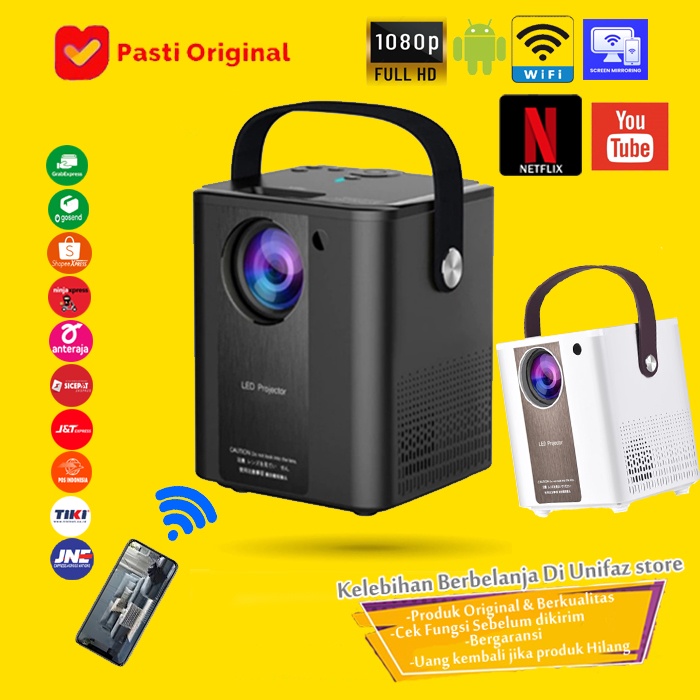 Jual Proyektor Original 5000 Lumen Proyektor Android Projector ...