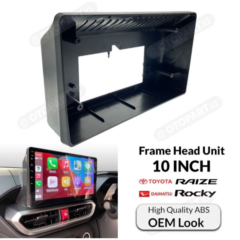 Jual FRAME HEAD UNIT DOUBLE DIN ANDROID RAIZE, ROCKY, Avanza, Xenia 10 ...