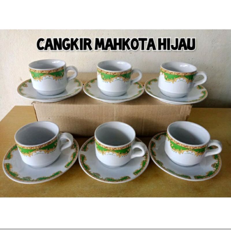 Jual cangkir set lili 6 PCS cangkir 6 PCS piring | Shopee Indonesia