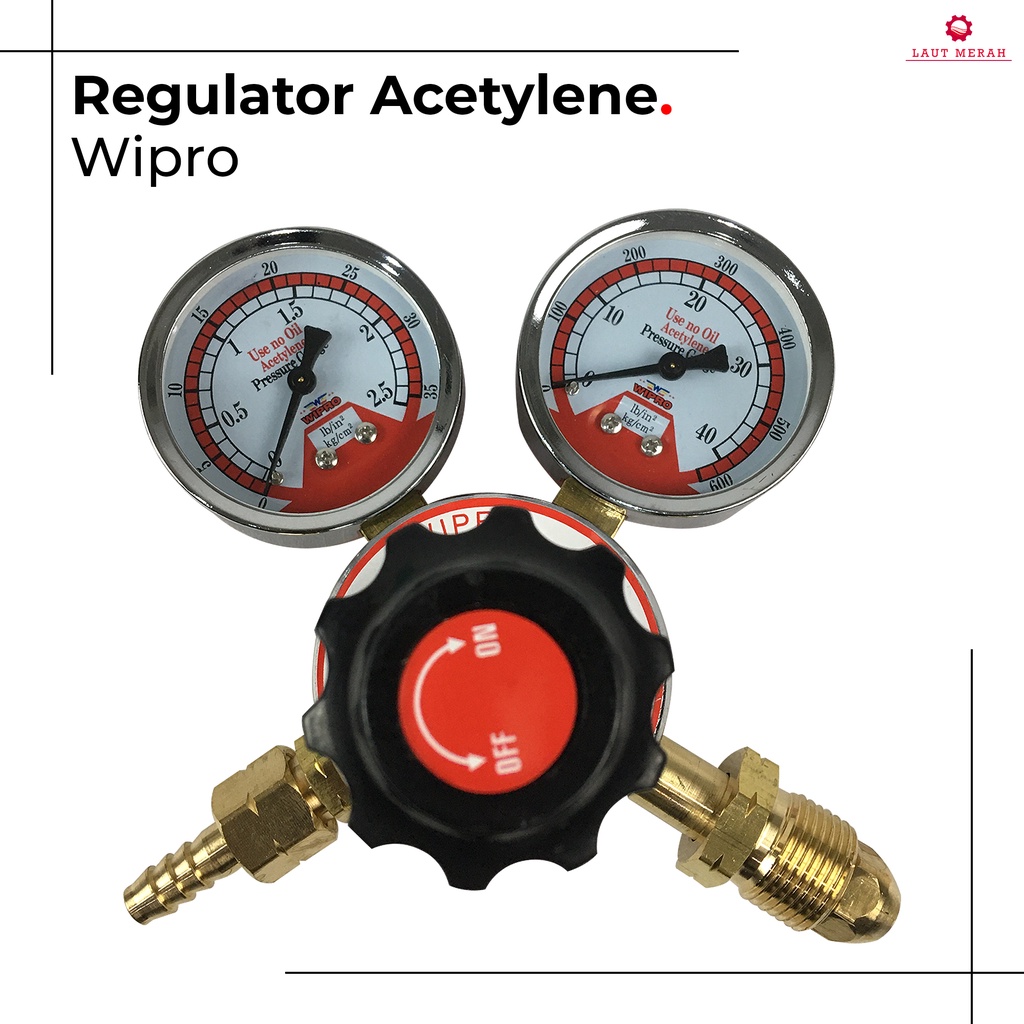Jual Regulator Acetylene Wipro Lonceng Las Acetylene Wipro Original AR ...