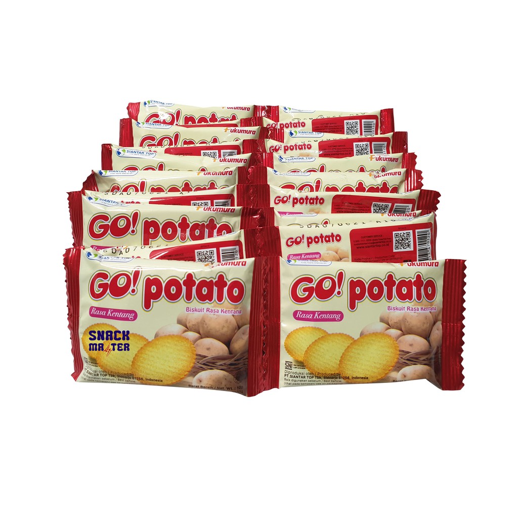 Jual GO! Potato Renceng - Netto 20 bks x 10 gr | Shopee Indonesia