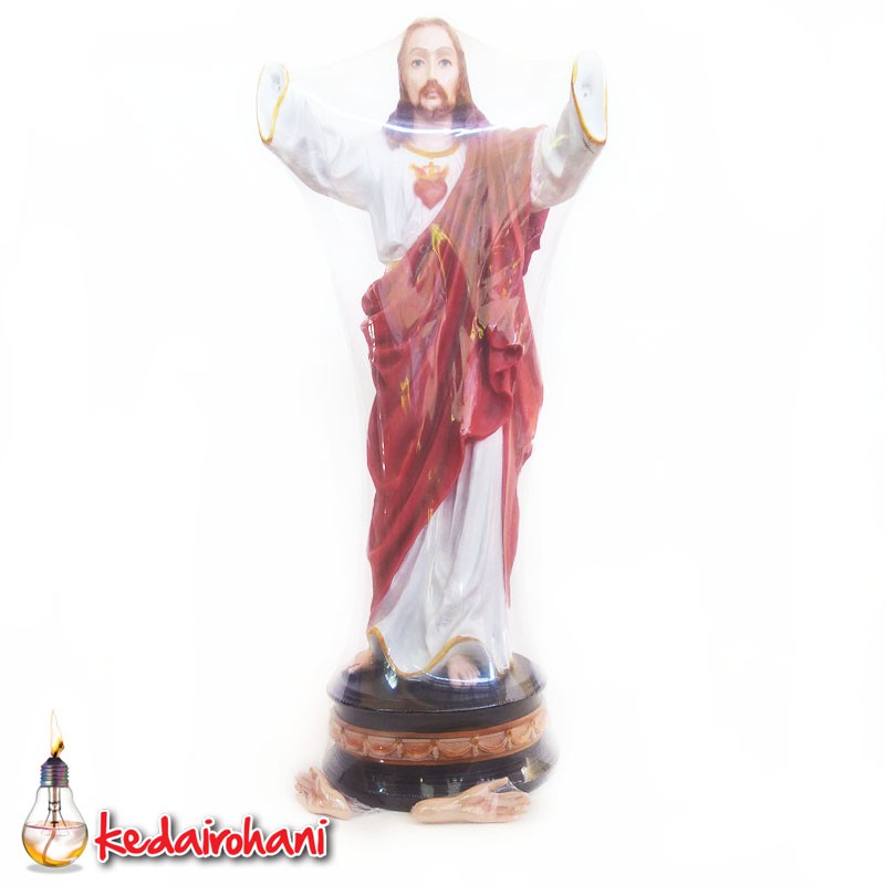 Jual Patung Yesus Kristus Raja Memberkati 70 cm Hiasan Rohani Arca ...