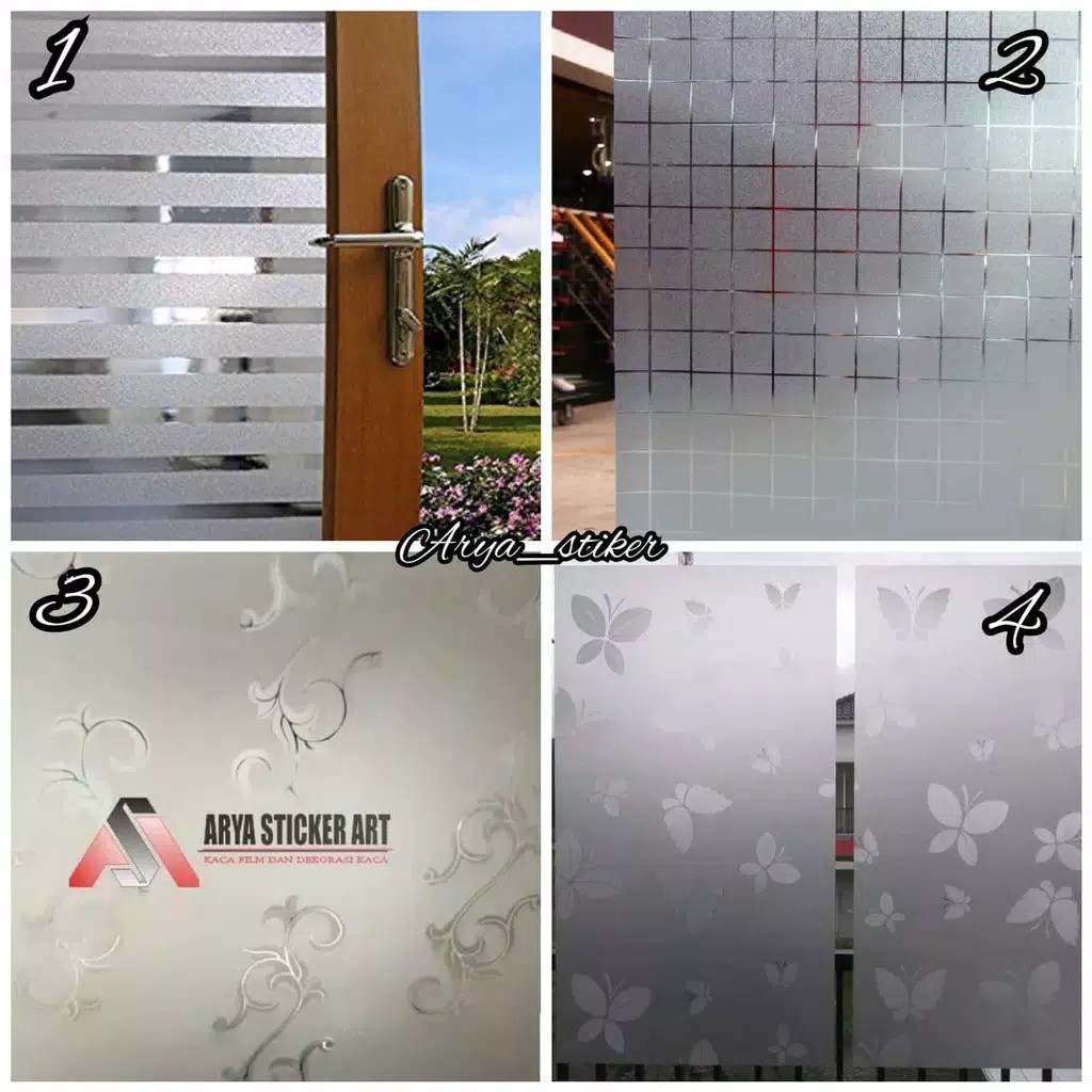 Jual Stiker Kaca Film Motif/Stiker Kaca Jendela Murah/Sticker Kaca Film Pintu | Shopee Indonesia