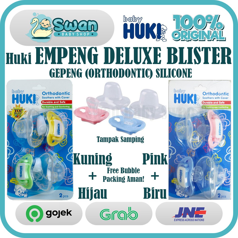 Jual Empeng HUKI Baby Empeng Gepeng Orthodontic / HUKI Empeng ...