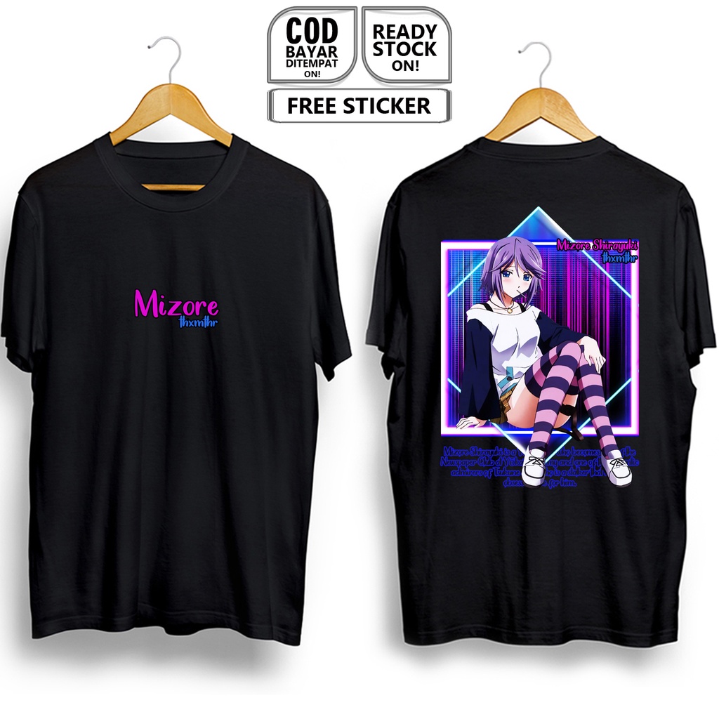 Jual KAOS MIZORE SHIRAYUKI ROSARIO VAMPIRE WAIFU ANIME MANGA YUKI ONNA ...