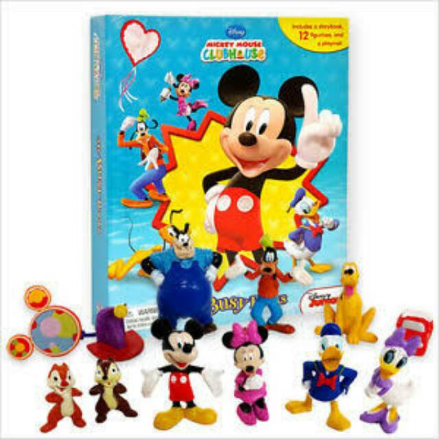 Jual Mickey Mouse Clubhouse My Busy Books | Shopee Indonesia