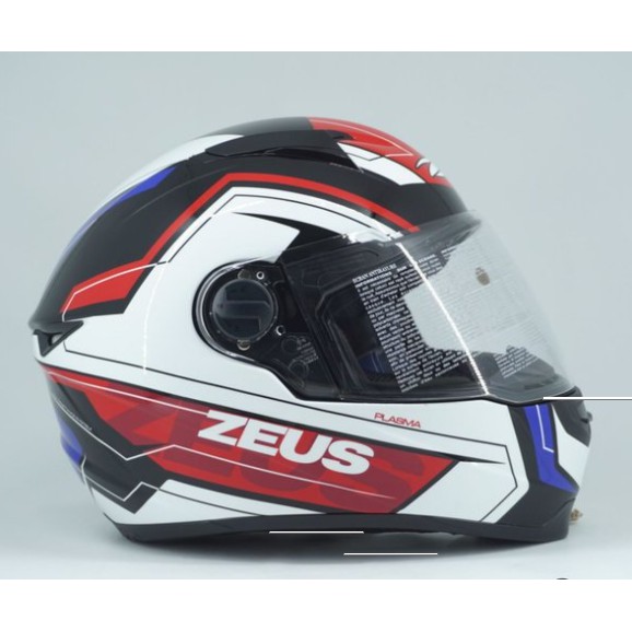 Jual Helm Zeus 811 Black AL5 Blue | Shopee Indonesia