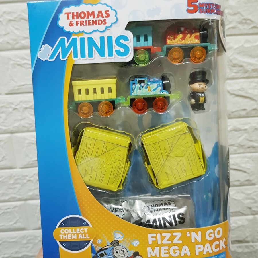 Jual Mainan Anak Kereta Thomas and Friends Minis Fizz N Go Mega Pack ...