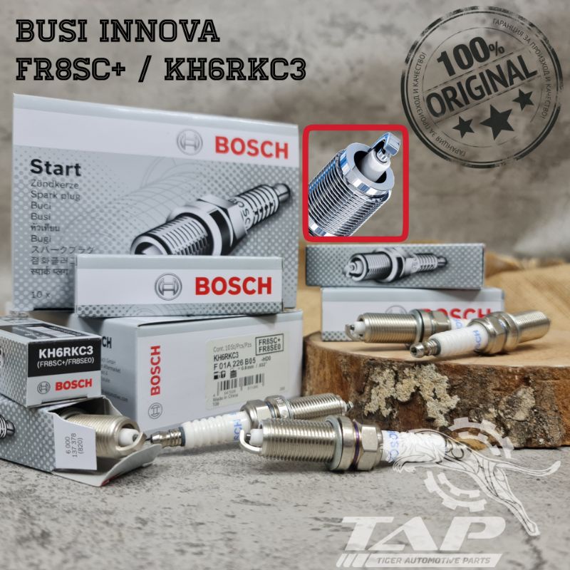 Jual BUSI INNOVA FORTUNER HILUX FR8SC+ KH6RKC3 SPARK PLUG BOSCH ...