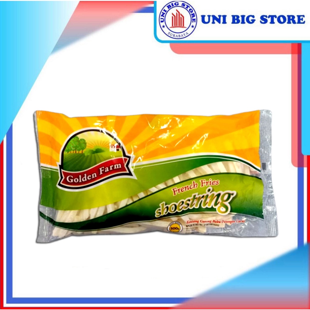Jual Golden Farm French Fries Shoestring 500 gr Kentang Goreng | Shopee ...