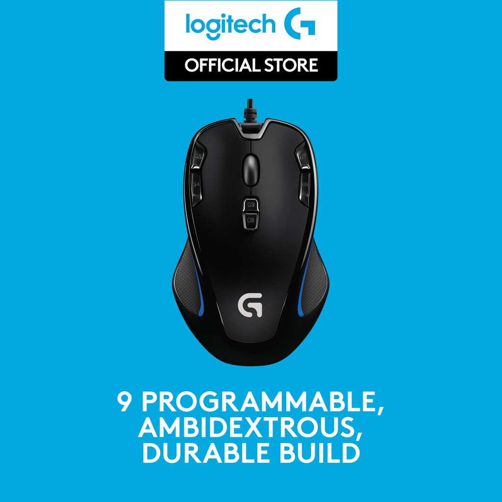 Jual Logitech G300s Mouse Gaming Wired Optical RGB with Macro | Shopee Indonesia