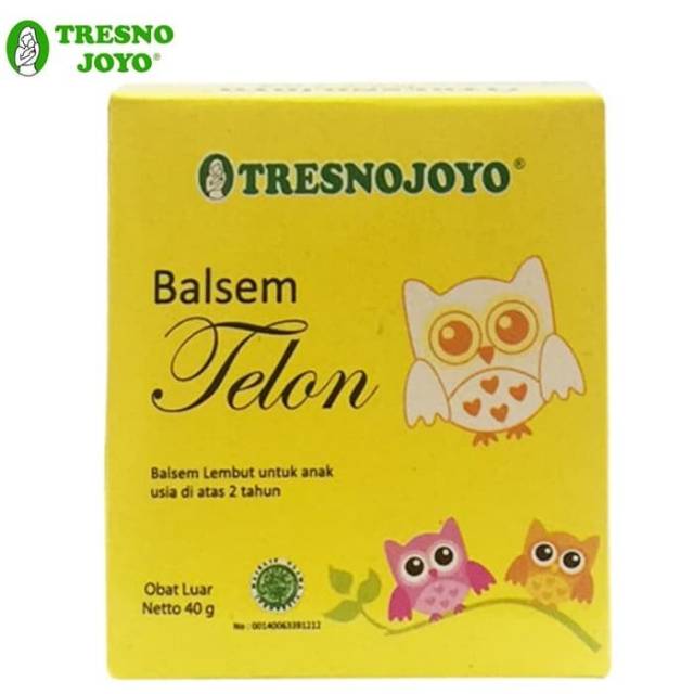 Jual TRESNOJOYO BALSEM TELON 40G/BALSEM TELON UNTUK PILEK DAN BATUK ...