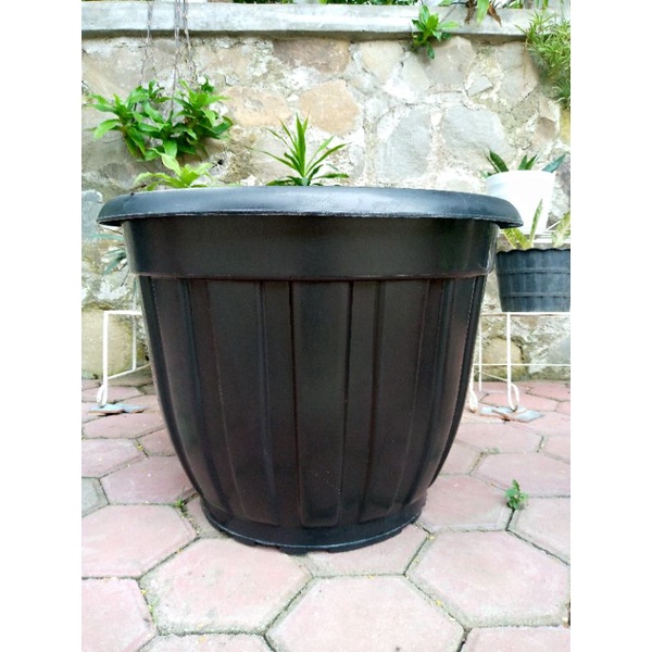 Jual POT BUNGA TANAMAN BESAR GLORIA 70/POT TANAMAN SUPER JUMBO HITAM ...