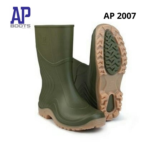 Jual SEPATU BOOT KARET - AP 2007 GREEN 37-43 - AP BOOTS PENDEK HIJAU ...