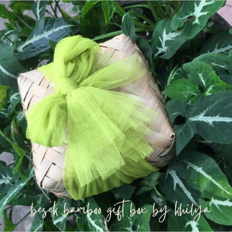 Jual Besek Bamboo Gift Box/ Hampers Kado, Sidang, Wisuda, Ulang tahun ...