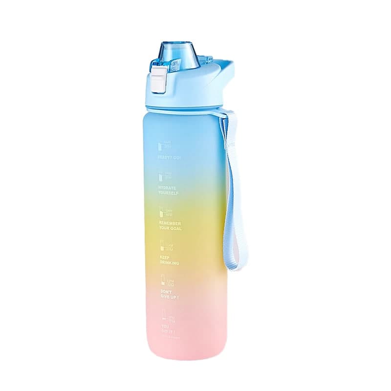 Jual Botol Minum 1Liter 1000ML - Drink Reminder - Botol Minum Motivasi ...
