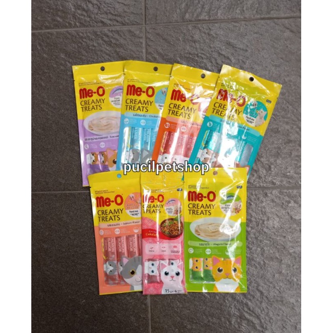Jual Meo Creamy Treats Meo Snack Kucing Cemilan Kucing Me-O | Shopee ...