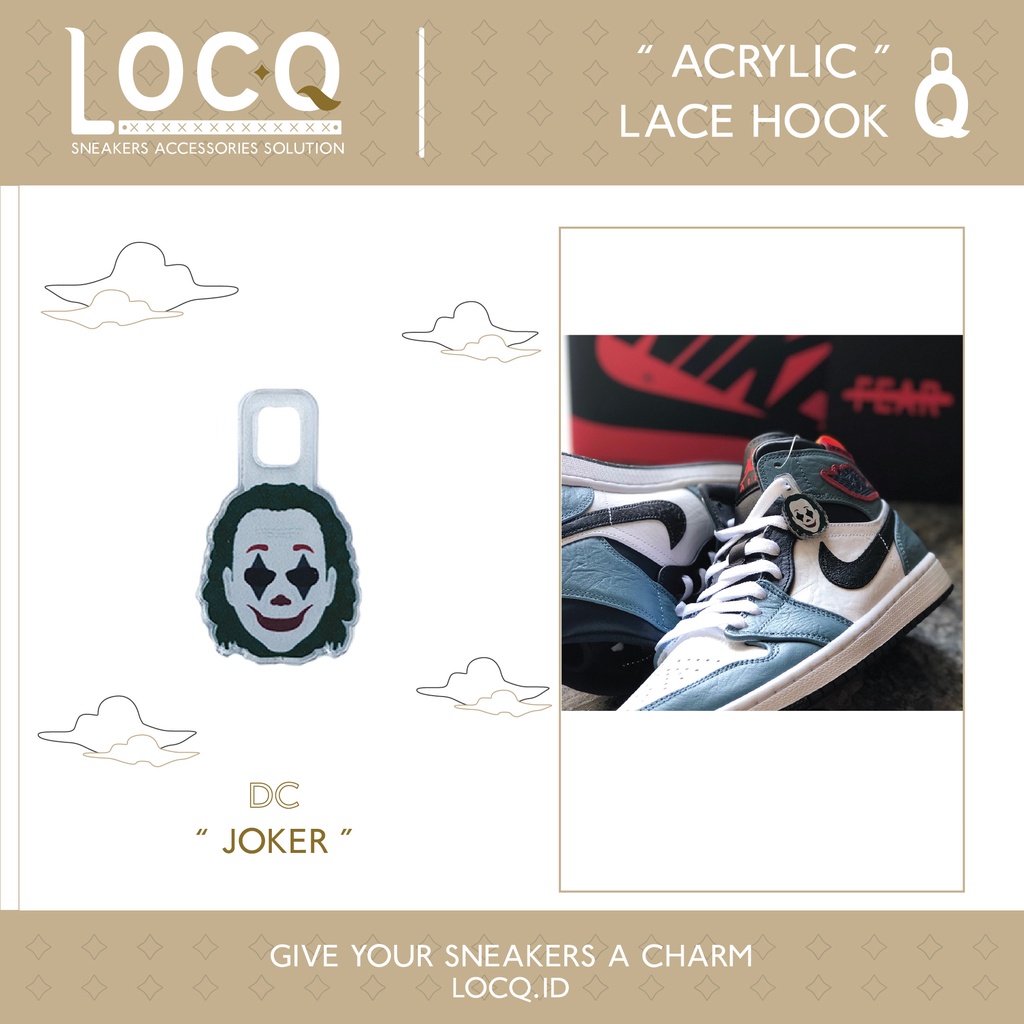 Jual Aksesoris Tali Sepatu Joker DC Lace hook | Sneakers & Laces Accessories | Shopee Indonesia