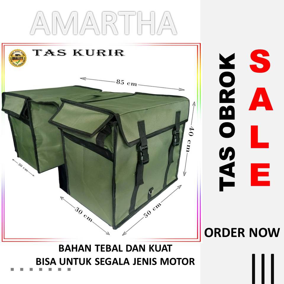 Jual TAS KURIR MOTOR TAS OBROK TEBAL BAHAN KUAT TAHAN AIR | Shopee ...