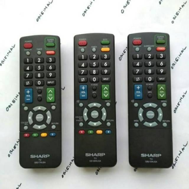 Jual REMOTE TV SHARP BUAT TV LED/LCD Langsung pakai tidak perlu pakai ...