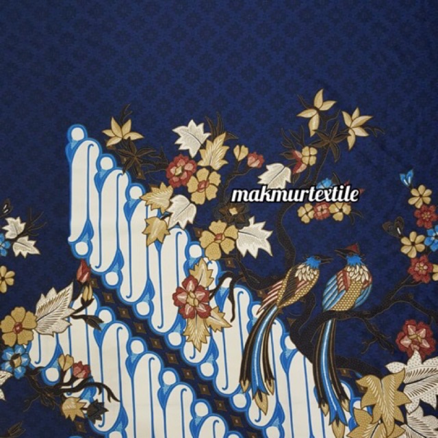 Jual Kain batik sutra halus #45 / batik silky / batik motif pola ...