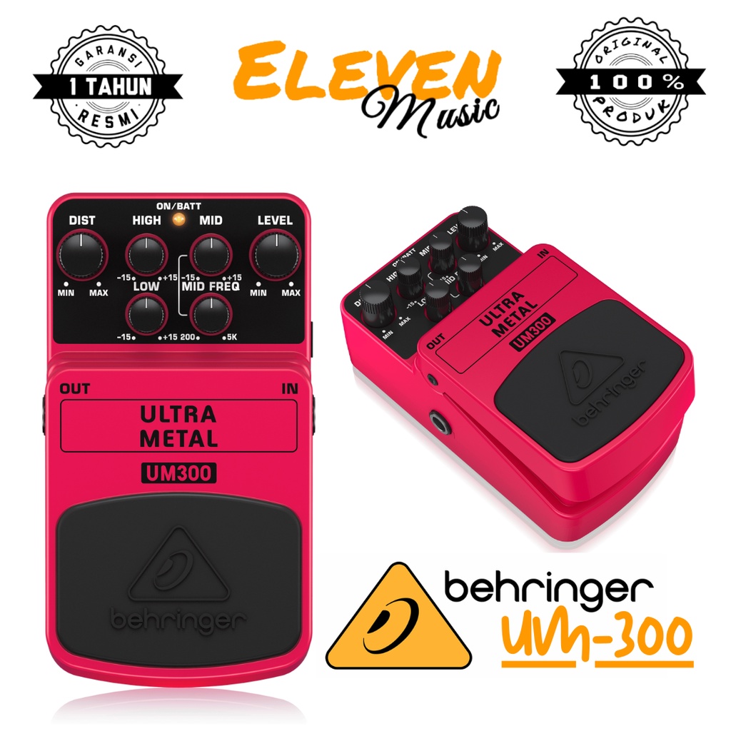 Jual Behringer UM300 Heavy Metal Distortion Effect Gitar | Shopee Indonesia