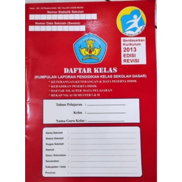 Jual DAFTAR KELAS SD ( Kumpulan Laporan Daftar Kehadiran Dan Nilai ... Jual DAFTAR KELAS SD ( Kumpulan Laporan Daftar Kehadiran Dan Nilai ...