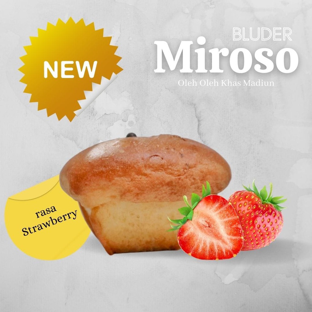 Jual Bluder MIROSO Cup RASA STRAWBERRY TANPA Minimal Order se-INDONESIA ...