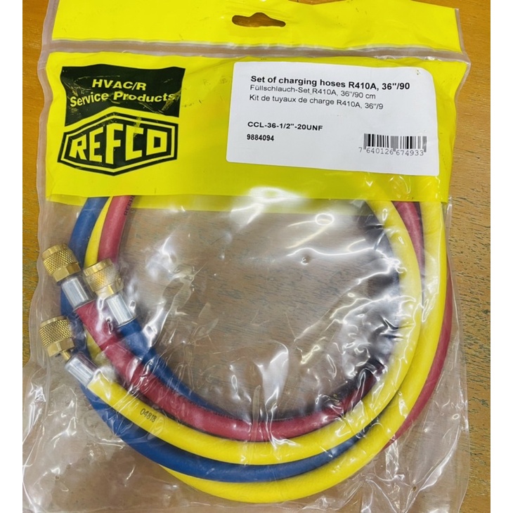 Jual Selang manifold R410 R32 Refco original selang analiser 90cm ...
