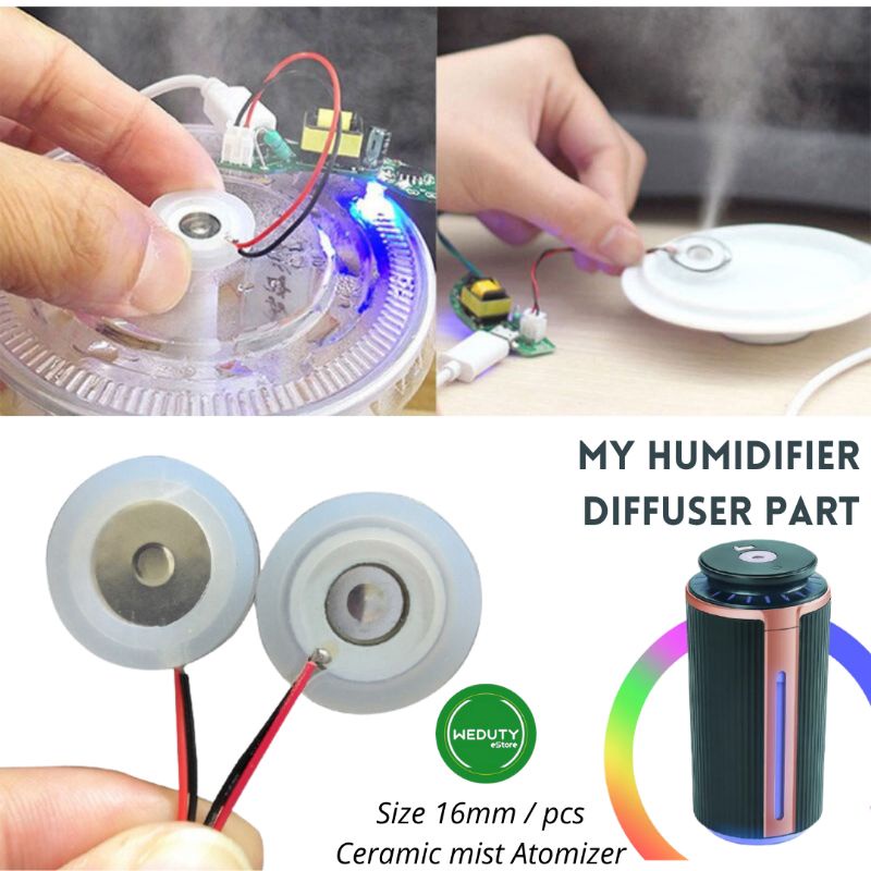 Jual PART ATOMIZING ULTRASONIC HUMIDIFIER AROMA DIFFUSER CERAMIC PLATE ...