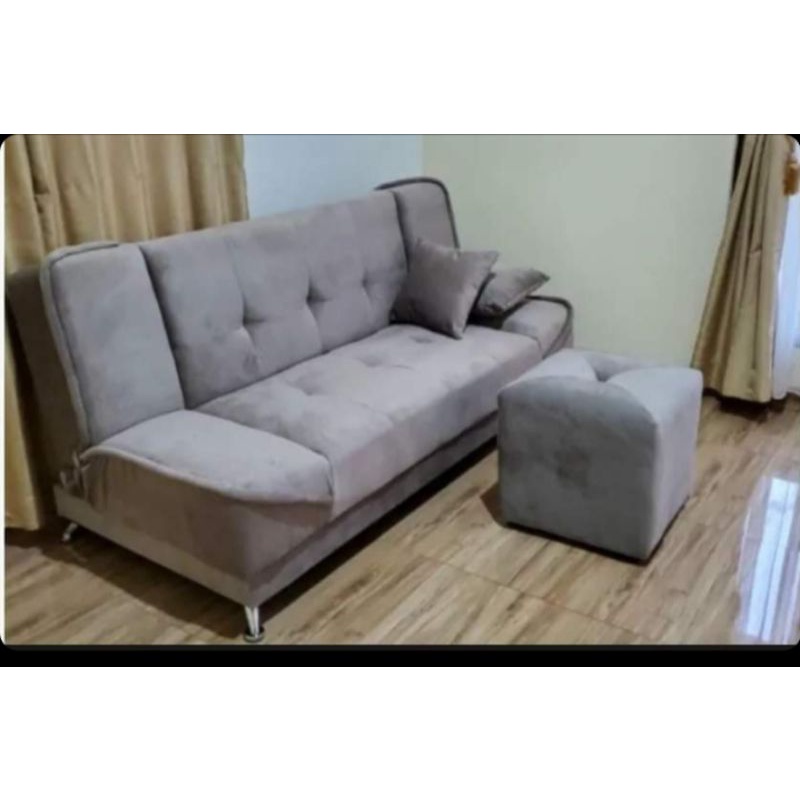 Jual Sofa bed premium sofa bed Velvet kain import sofa bed mewah ...