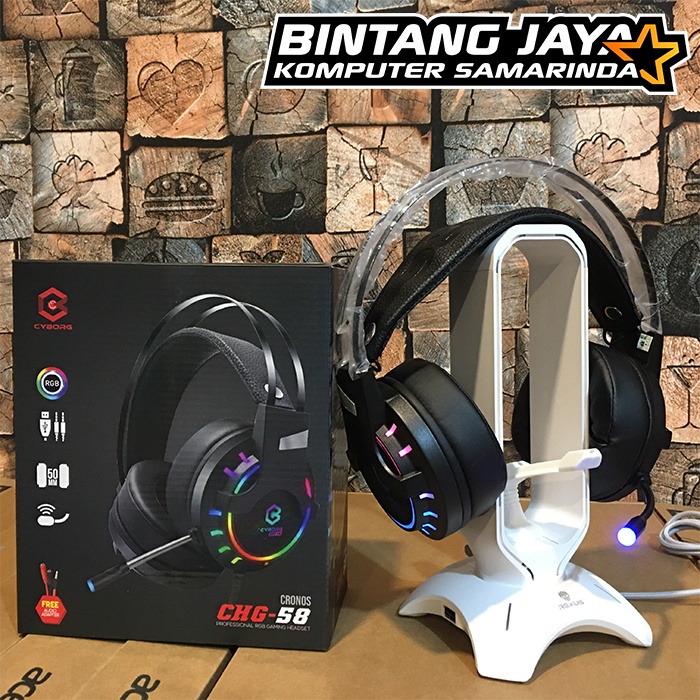 Jual Cyborg Headset Gaming Cronos CHG-58 | Shopee Indonesia