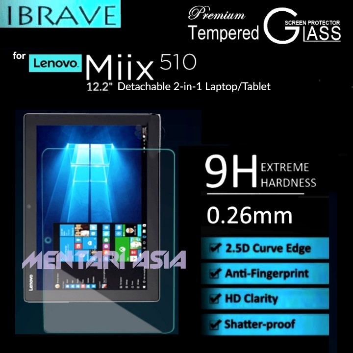 Jual Tempered Glass Lenovo MIIX 510 12.2" - iBrave PREMIUM CLEAR ...