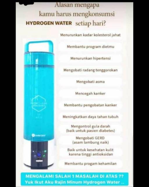 Jual HYDROGEN Fontaine LWG | Shopee Indonesia