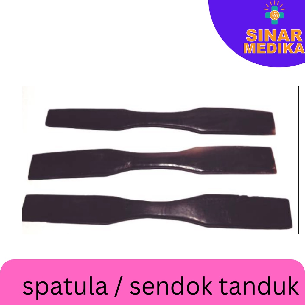 Jual SPATULA TANDUK / SPATEL TANDUK / SENDOK LAB VASELINE | Shopee ...