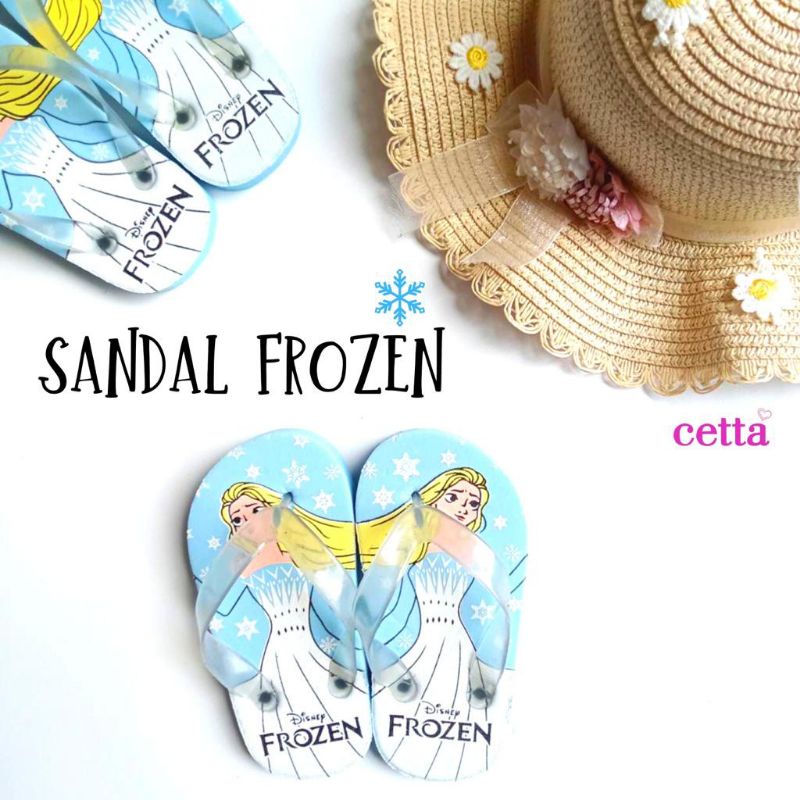 Jual CETTA OFFICIAL (Sendal Elsa Frozen) anak dan bayi sendal jepit ...
