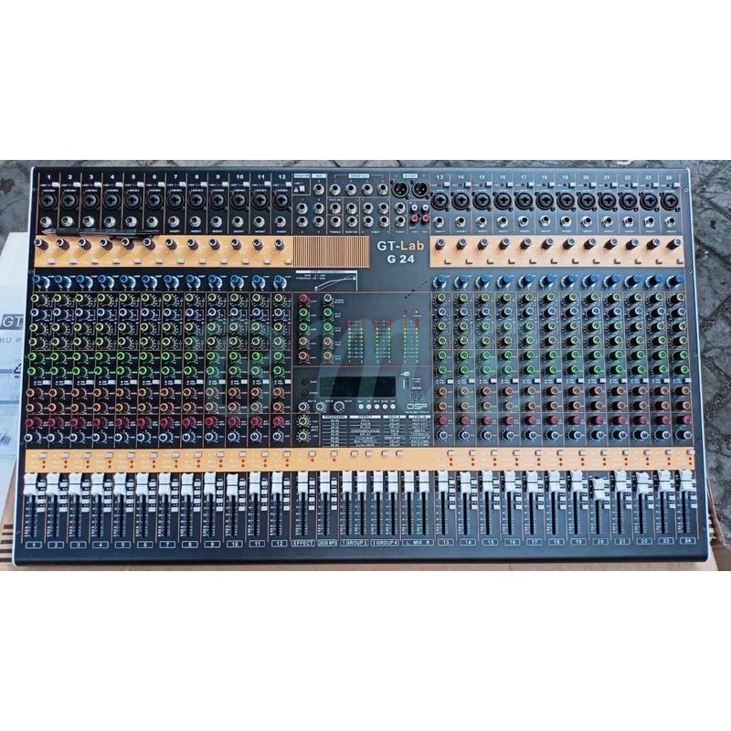 Jual Mixer 24 Channel Gt Lab By RDW G24 New Model Phantom Power PerChannel | Shopee Indonesia