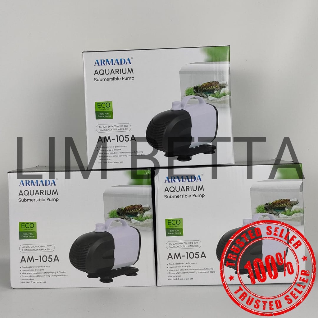 Jual POMPA AQUARIUM ARMADA AM-105 A / POWER HEAD 105 LOW WATT TERMURAH ...