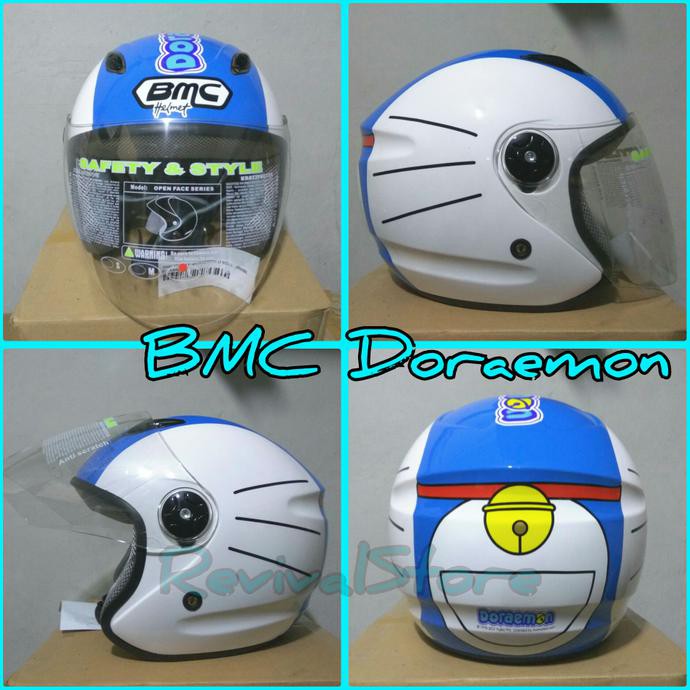 Jual Helm BMC doraemon - revivalll | Shopee Indonesia